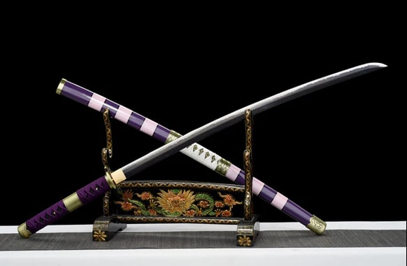 Nidai Kitetsu Katana Luffy One Piece | Japanese Katana